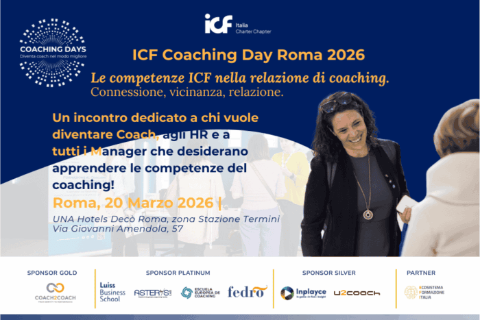 COACHING DAY ROMA 20 MARZO 2026 – EVENTO SOLD OUT - ICF ITALIA